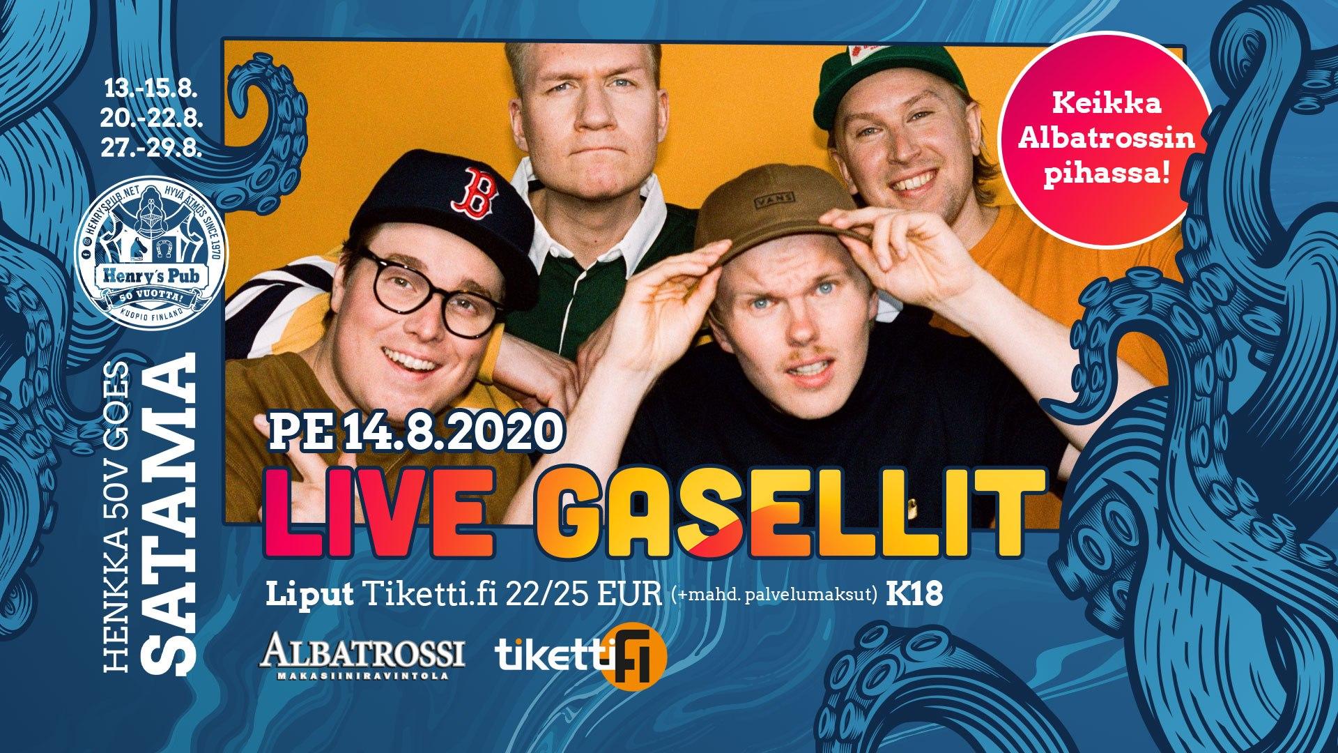 Henry´s Pub 50v Goes Satama: Gasellit